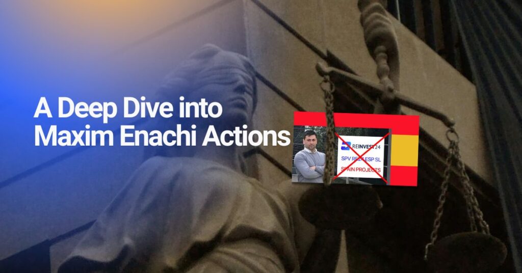The Financial Misconduct: A Deep Dive into Maxim Enachi Actions